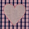 Padded Fabric Hearts in the hoop, machine embroidery designs