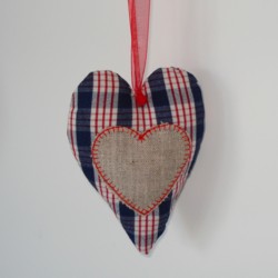 Padded Fabric Hearts in the hoop, machine embroidery designs