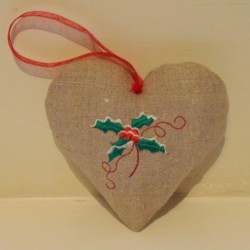 Padded Fabric Hearts in the hoop, machine embroidery designs