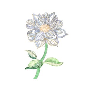 Needle Passion Embroidery, Variegated leaves and flowers machine ...